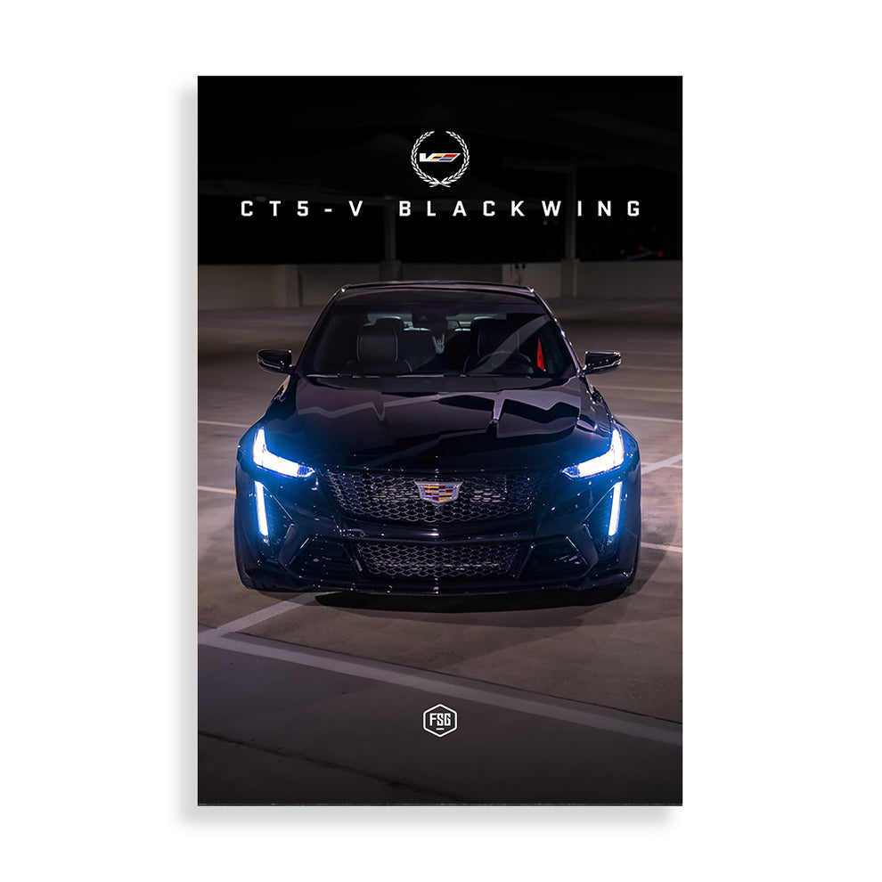 CTS-V Flashing Lights Poster – Freedom Street Garage