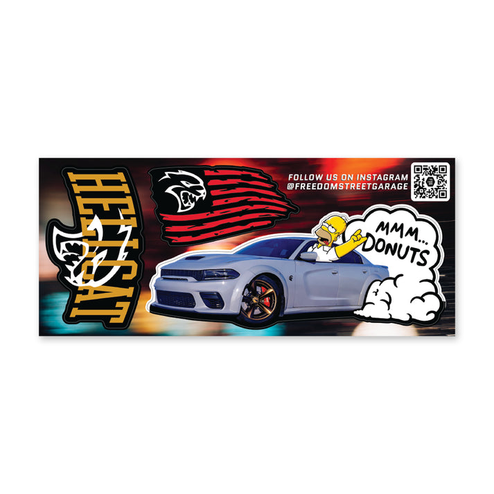Hellcat Sticker Pack – Freedom Street Garage