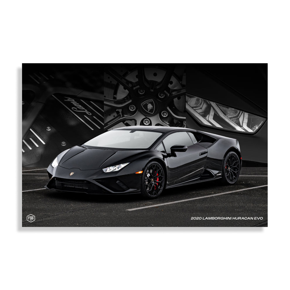 Lambo Details Poster – Freedom Street Garage