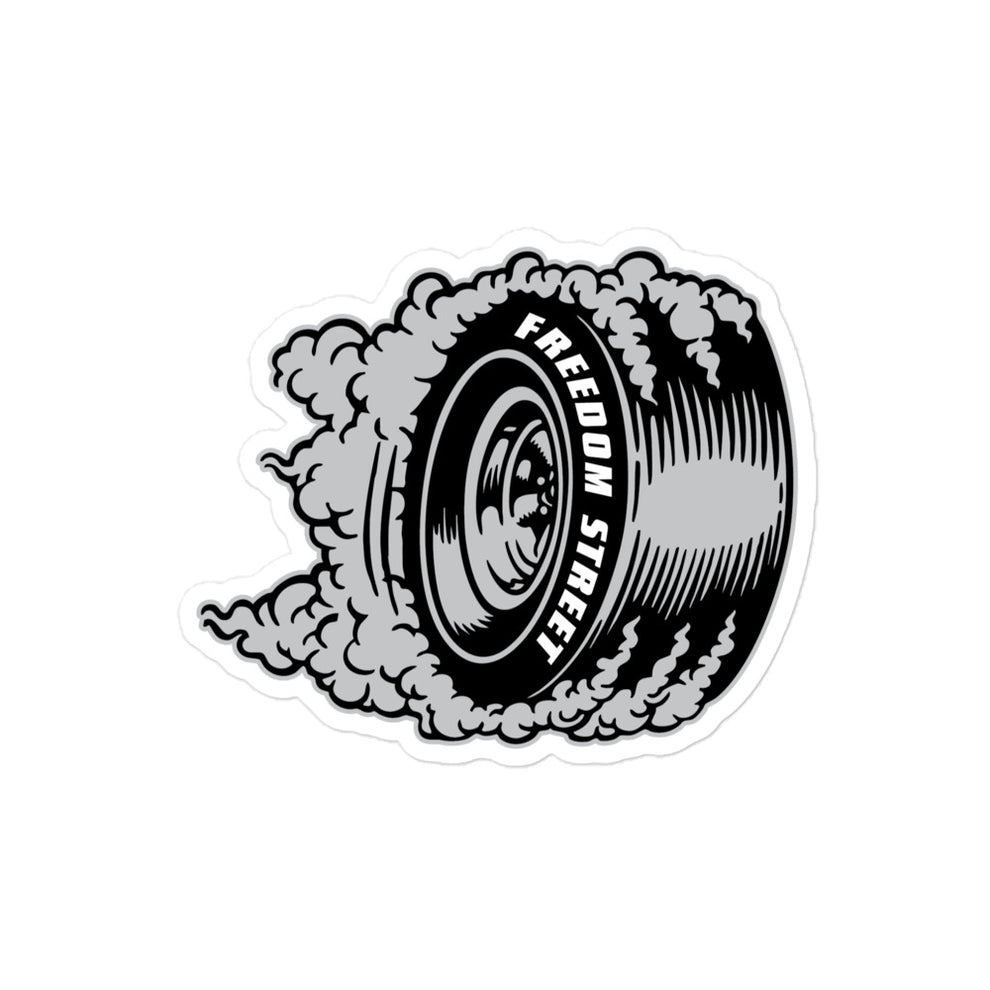 Burnout Sticker – Freedom Street Garage
